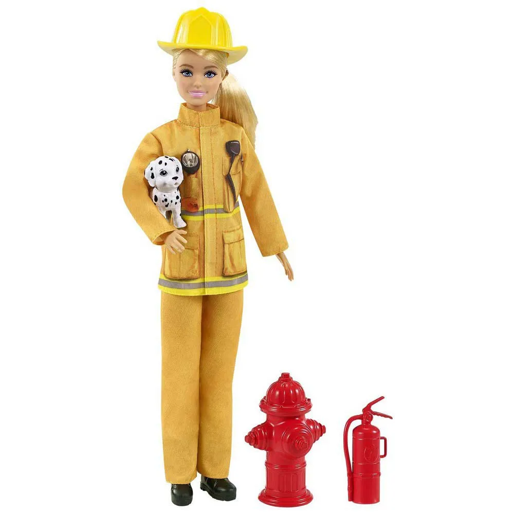 Barbie Firefighter Doll Flerfarge kjøp og tilbud, Kidinn